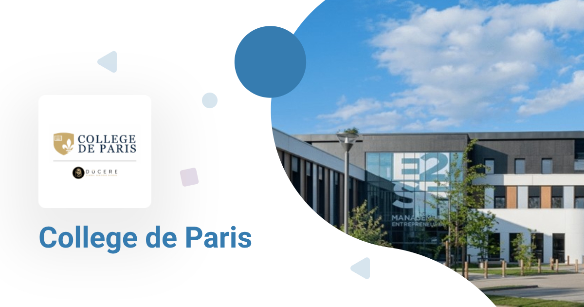 College de Paris - Courses, Programs and Tuition Fees