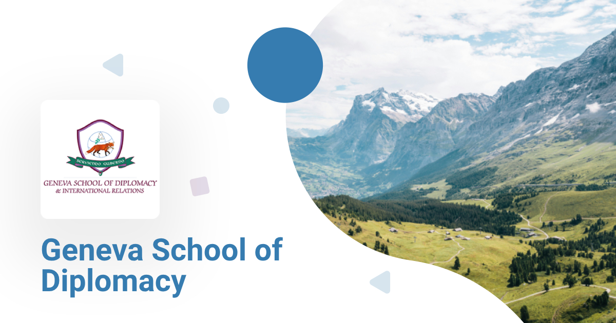 Geneva School of Diplomacy - Programs and Tuition Fees